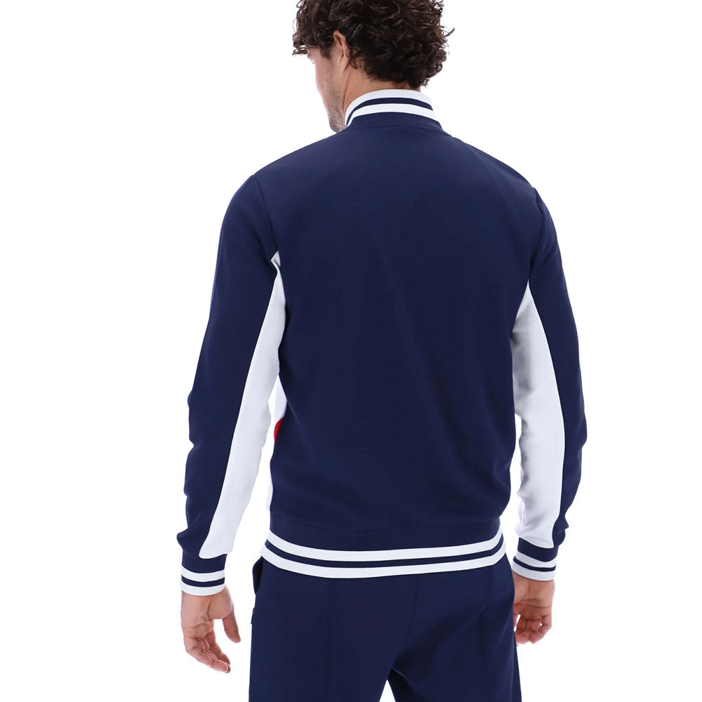 Fila Vintage Tiebreaker Funnel Neck Track Top - Navy / Red / white