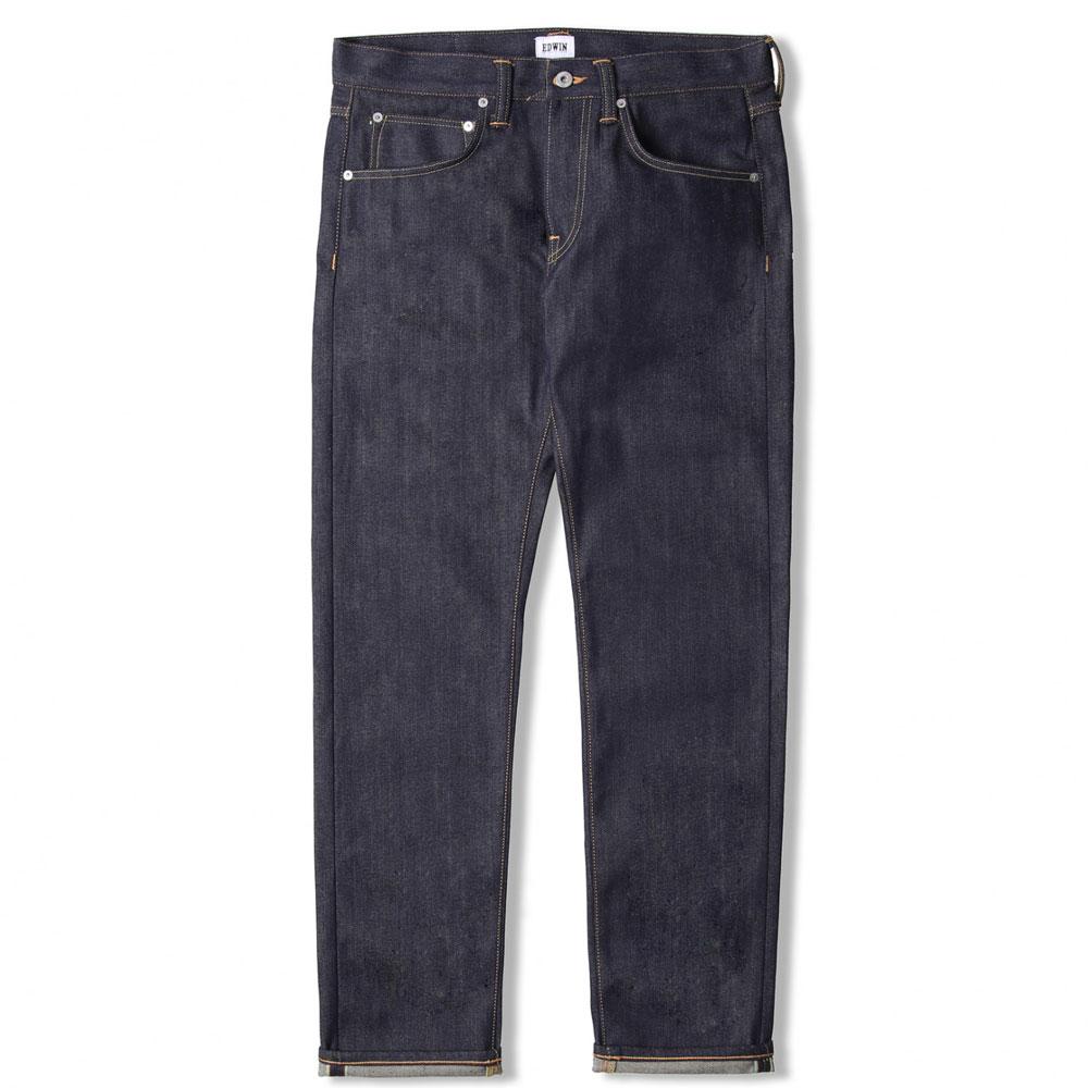 Edwin ED-55 63 Rainbow Selvage Jeans 12.8oz Blue Unwashed